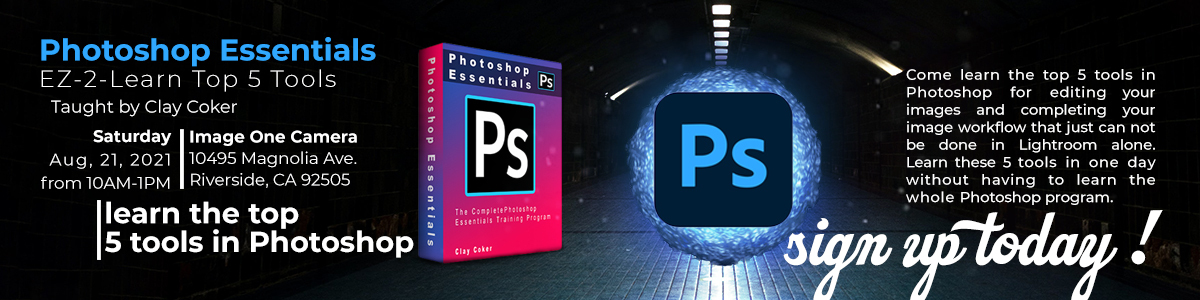 Photoshop Essentials “EZ-to-Learn” Top 5 Tools - Image One Camera and Video
